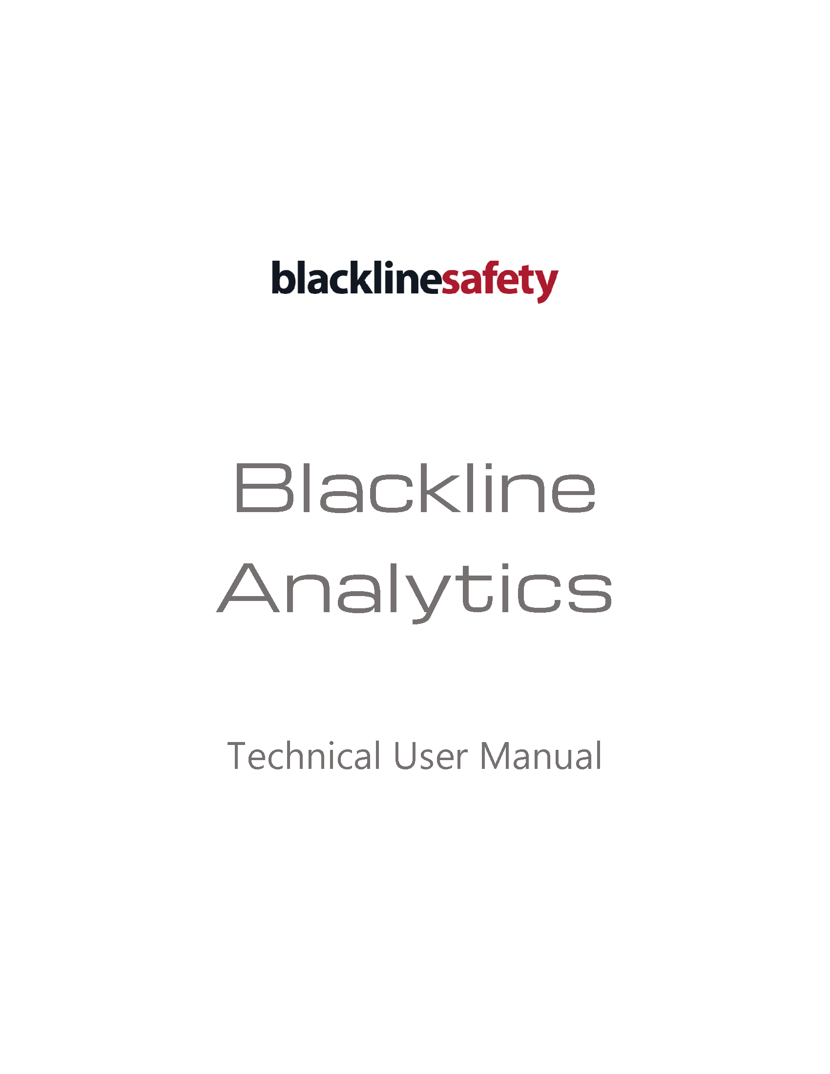 Blackline Analytics - Blackline Safety Support
